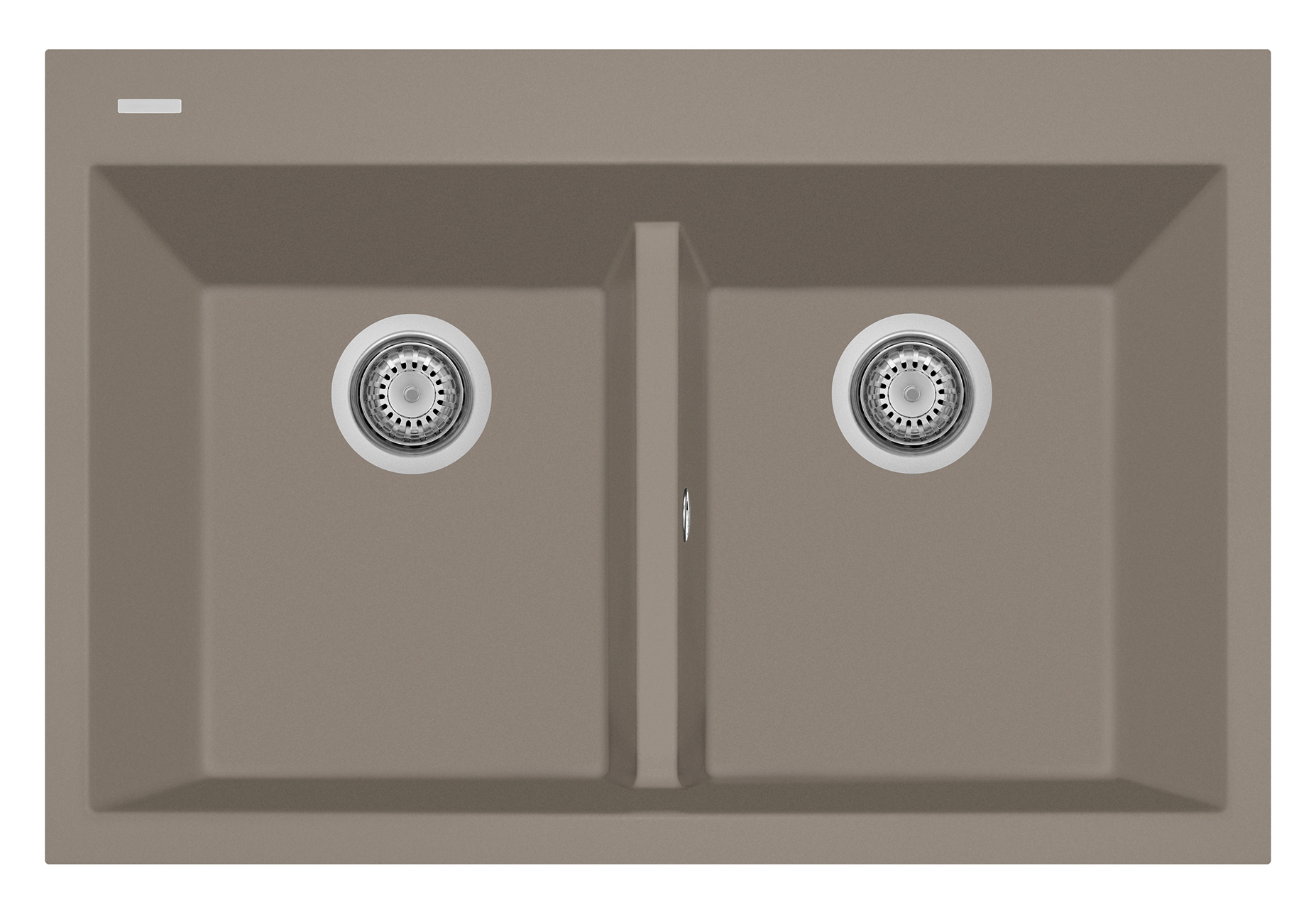 TELMA CUBE 8420 double basin sink