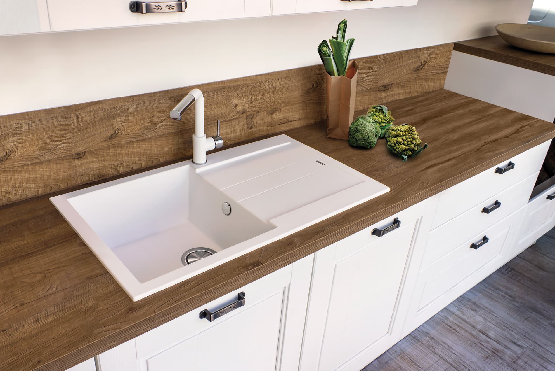 Ecological sinks for ecological kitchens